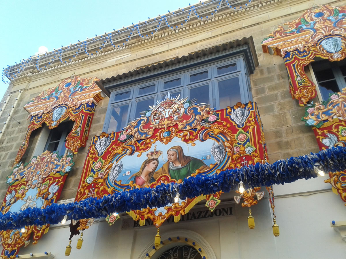 ゴゾ島北西部の街Għarbアーブのお祭り - ジュンキーナのイタリア→ゴゾ島生活